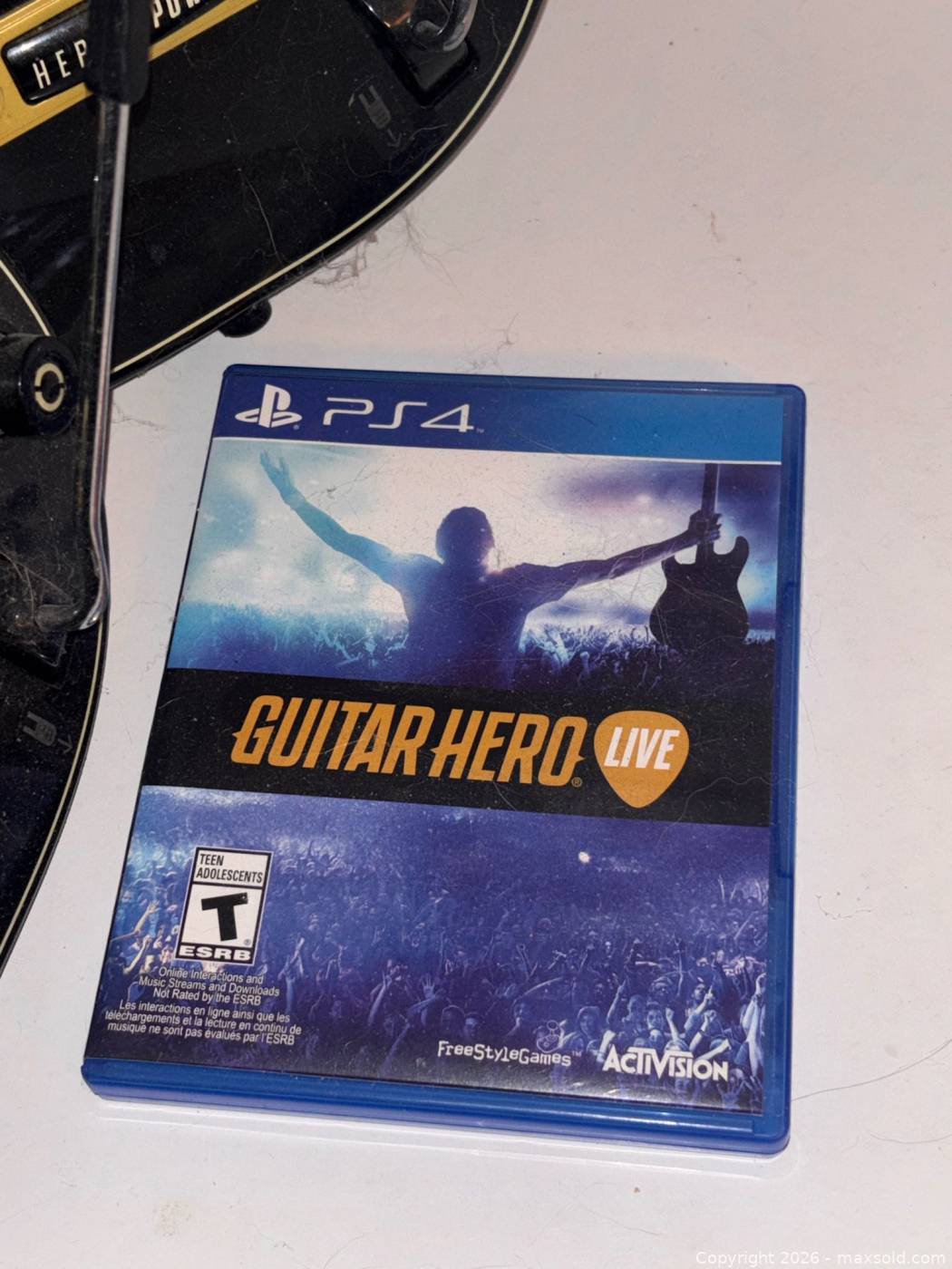 PS4 Guitar Hero Live game with 2 guitars | Maxsold
