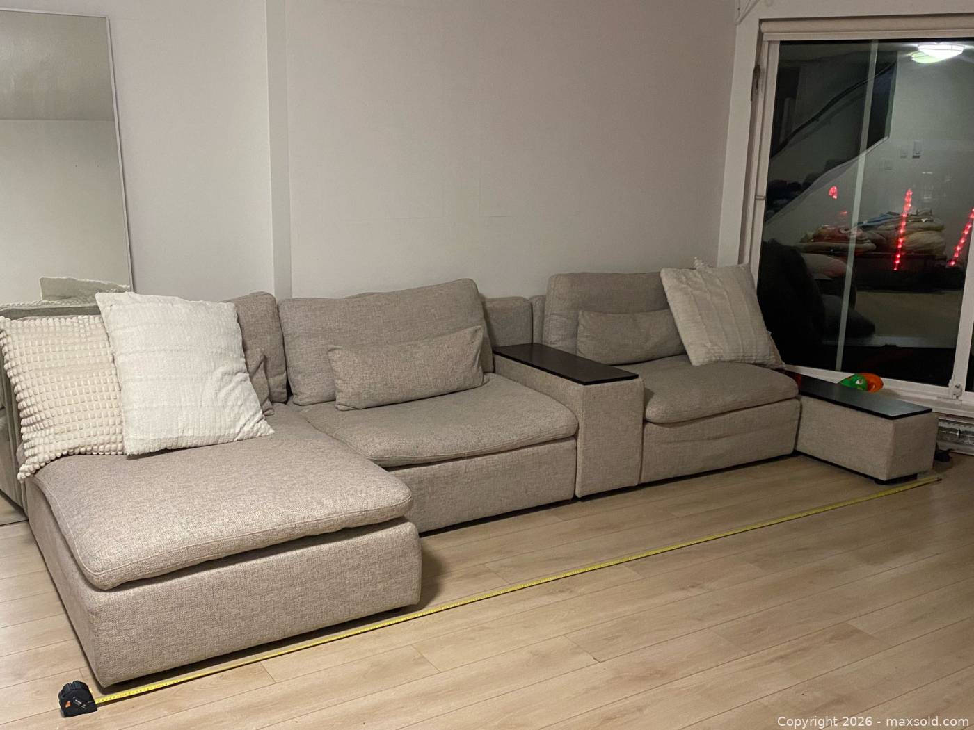 Large modular down-filled sectional sofa | Maxsold