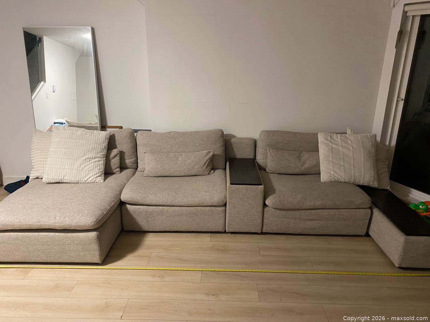 Large modular down-filled sectional sofa | Maxsold