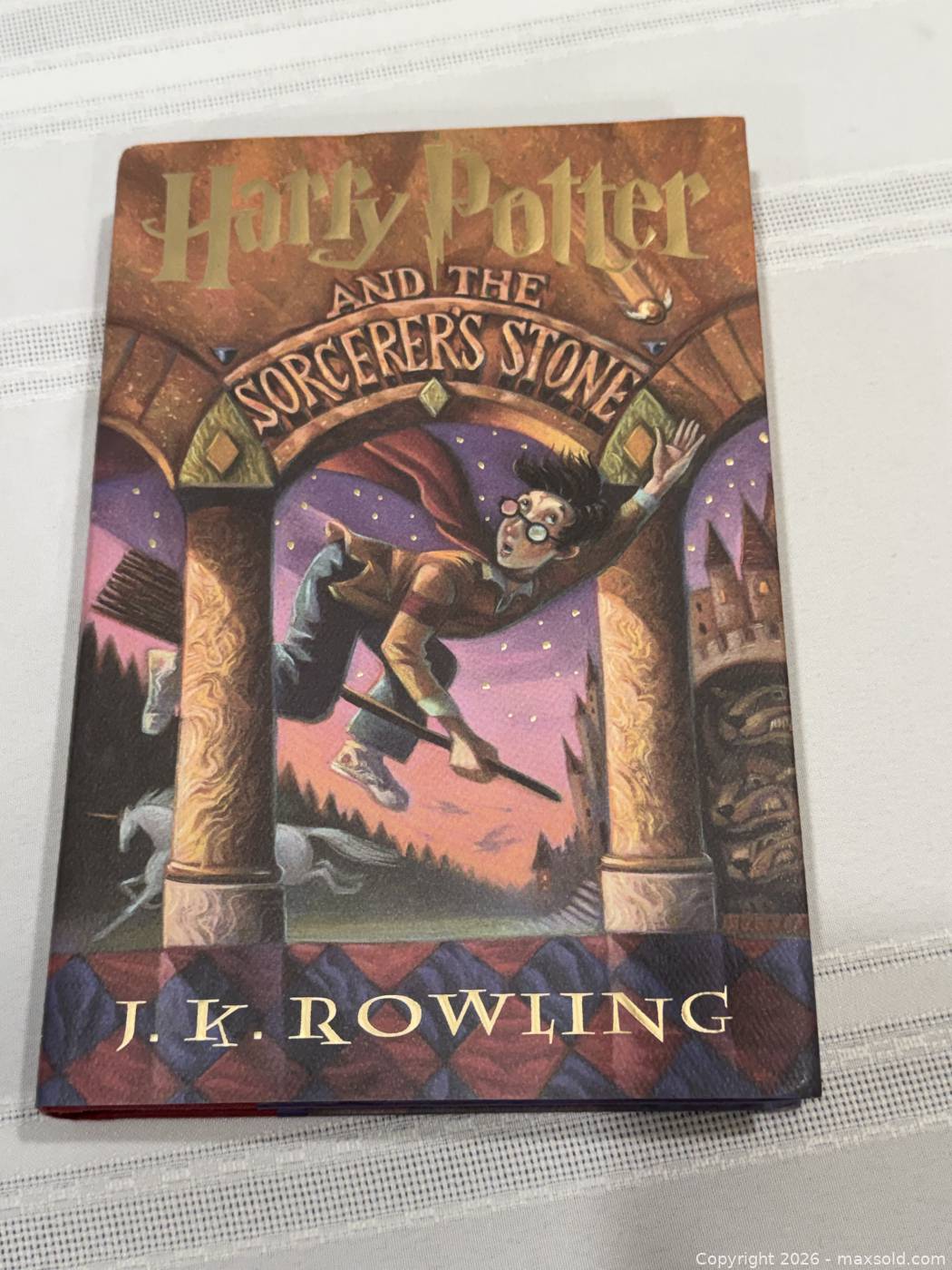 Harry Potter and the Sorcerer's Stone First Edition Hardcover | Maxsold