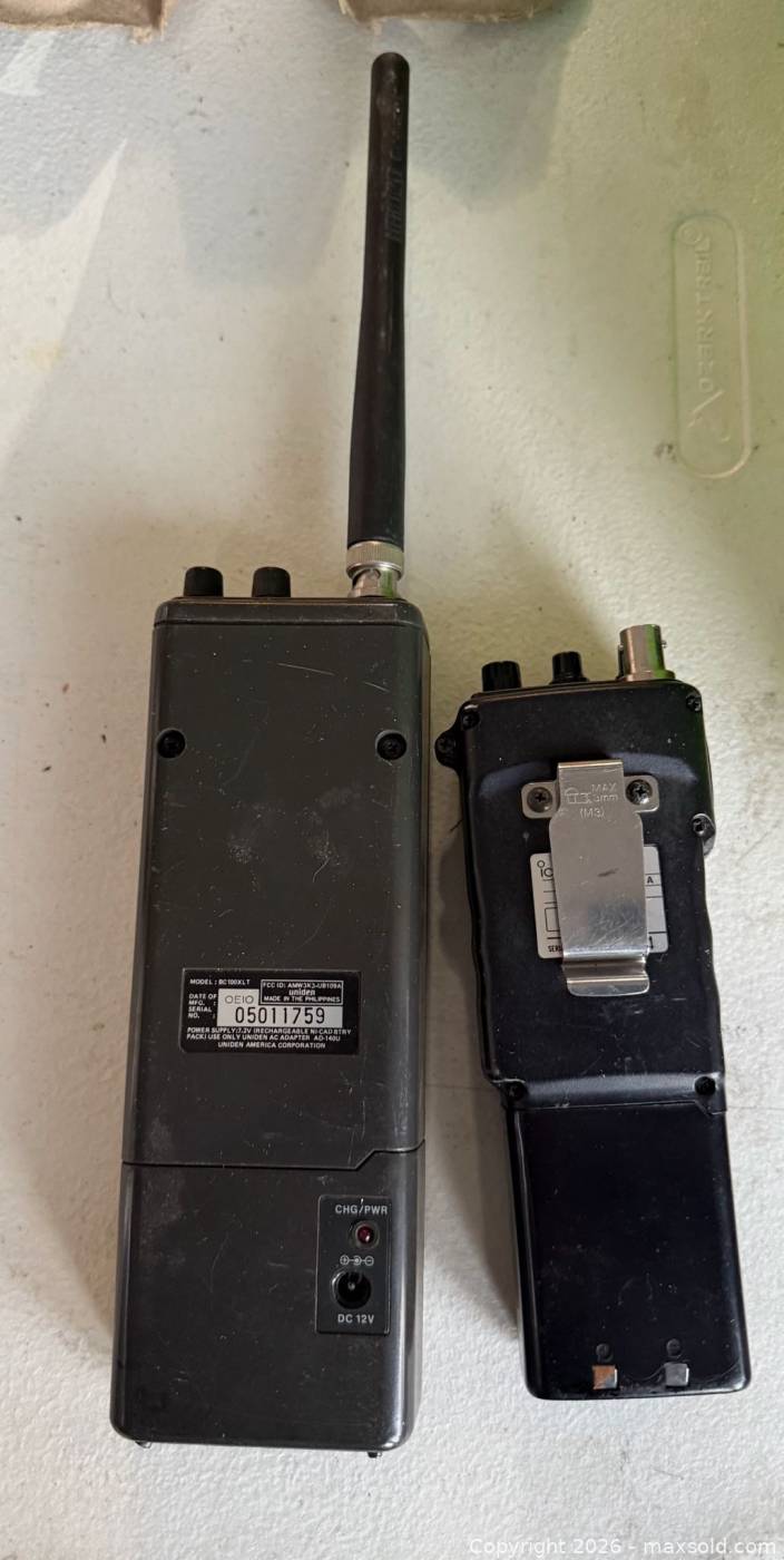 Pair of handheld scanner radios | Maxsold