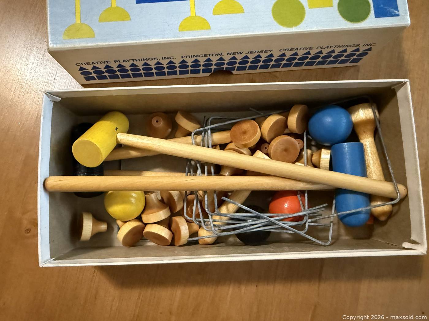 Vintage 1967 Creative Playthings Rug Croquet Set | Maxsold