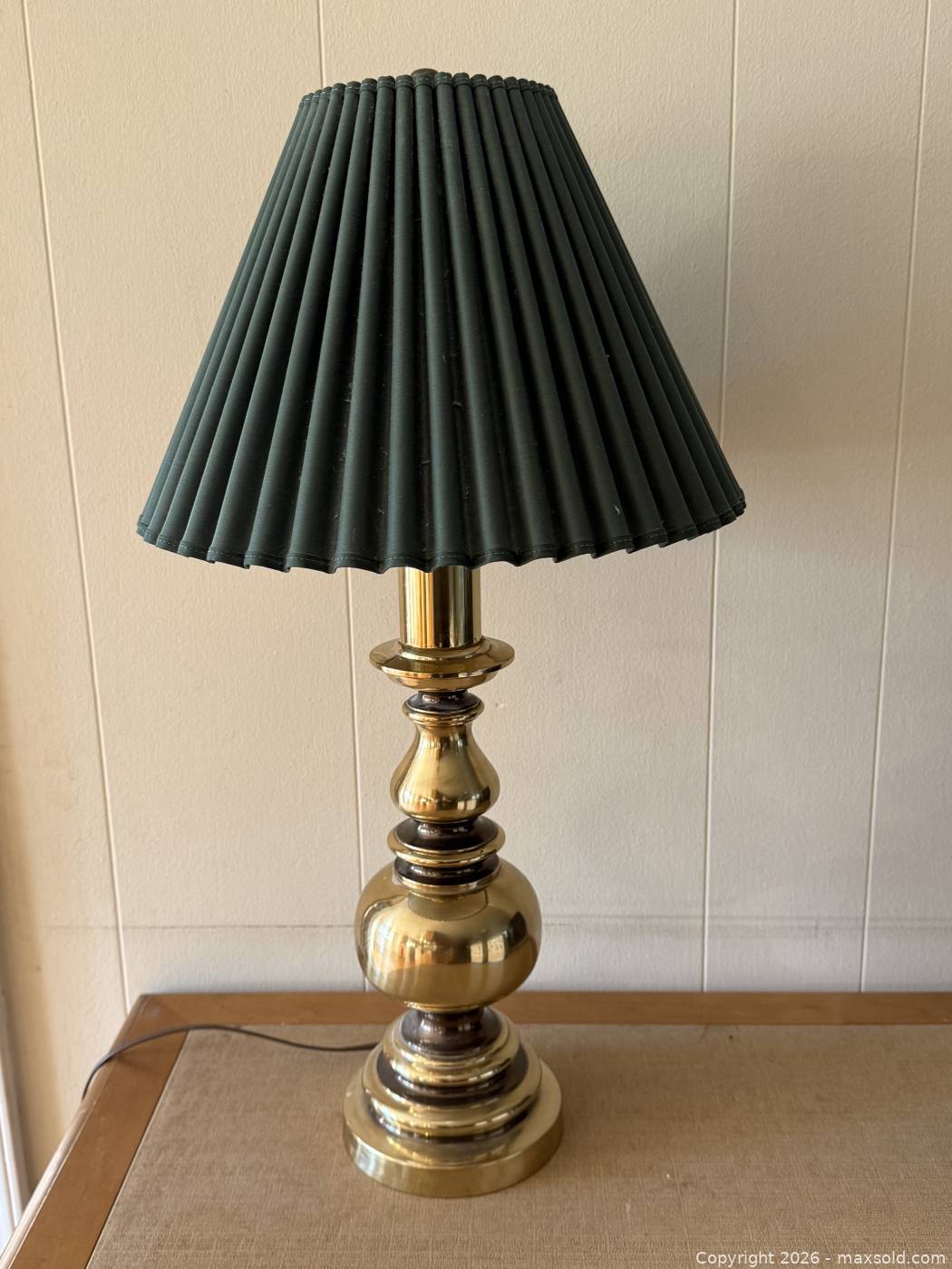 Vintage Brass Stiffel Table Lamp | Maxsold