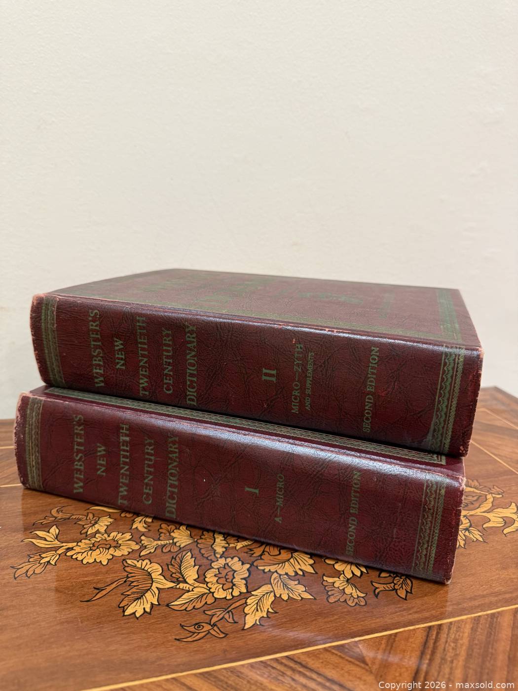 Webster's New Twentieth Century Dictionary Second Edition, 2 Vol | Maxsold