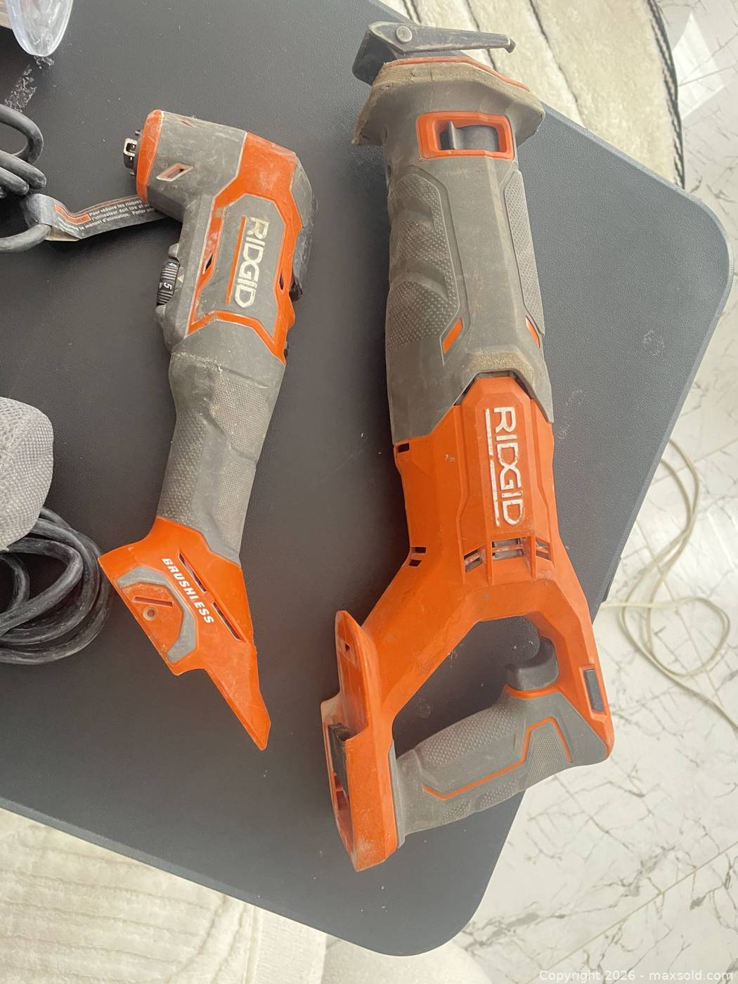 Ridgid router, sander, oscillating tool, reciprocating saw | Maxsold