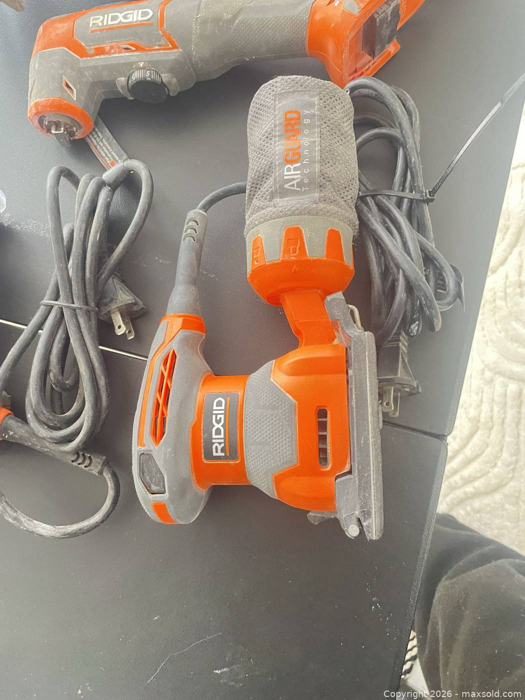 Ridgid router, sander, oscillating tool, reciprocating saw | Maxsold