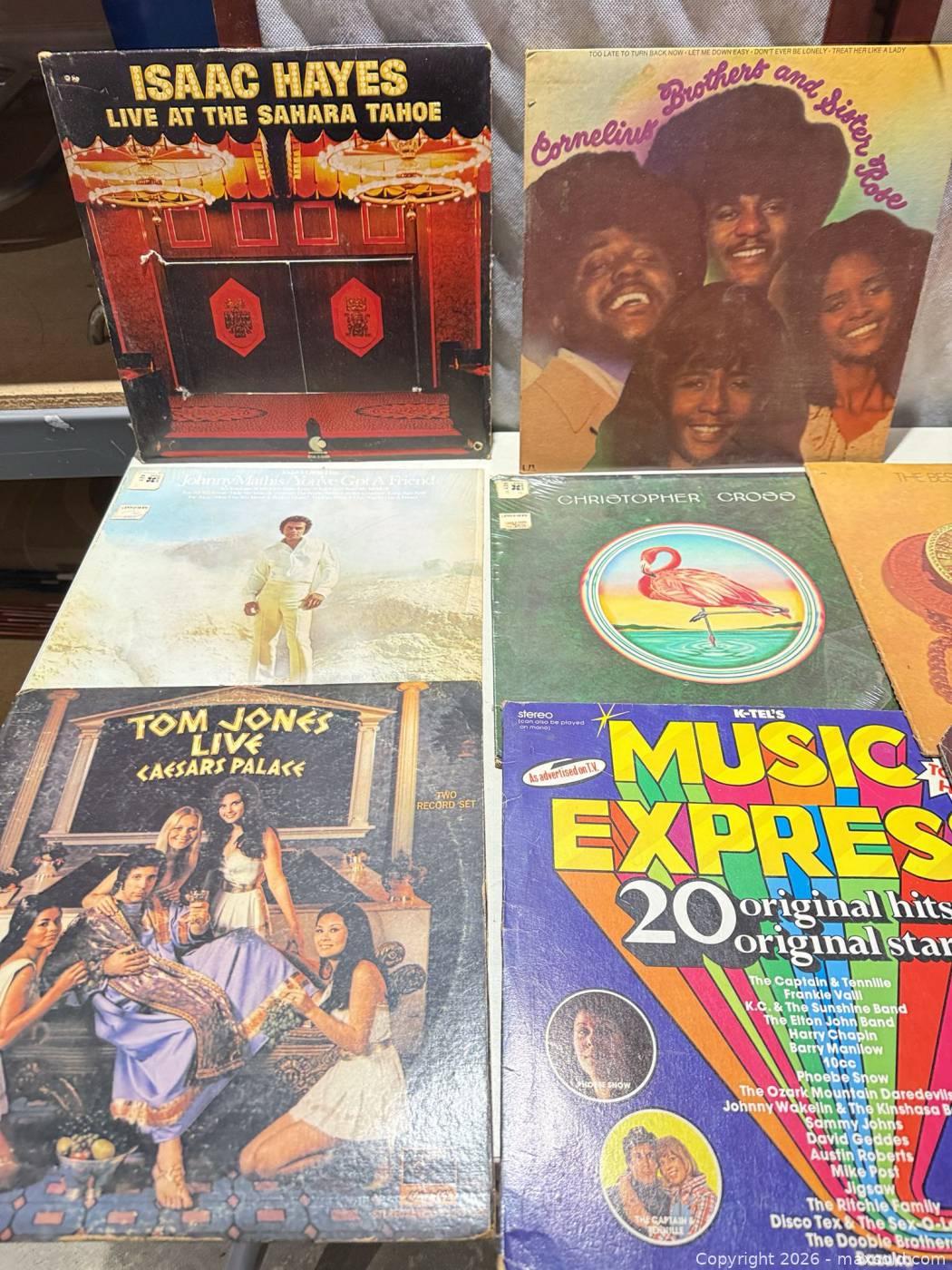 12-inch Vinyl LP Records – 1970s Soul/Pop/Rock | Maxsold