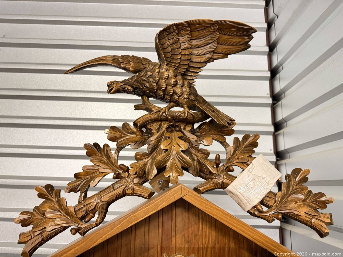 Dold Exquisit Black Forest carved longcase cuckoo clock | Maxsold