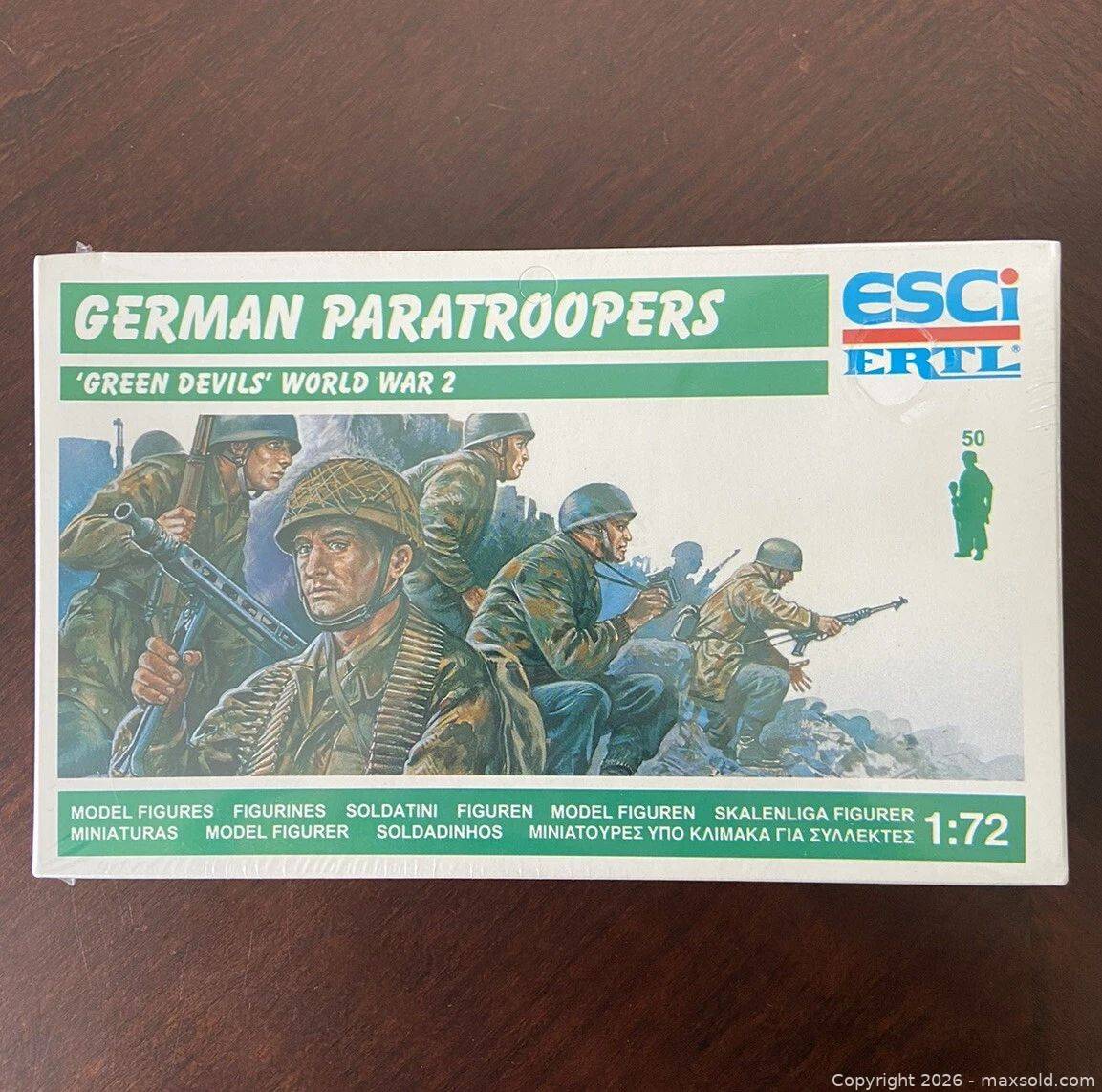 ESCI ERTL German Paratroopers 1:72 Model Kit Sealed | Maxsold