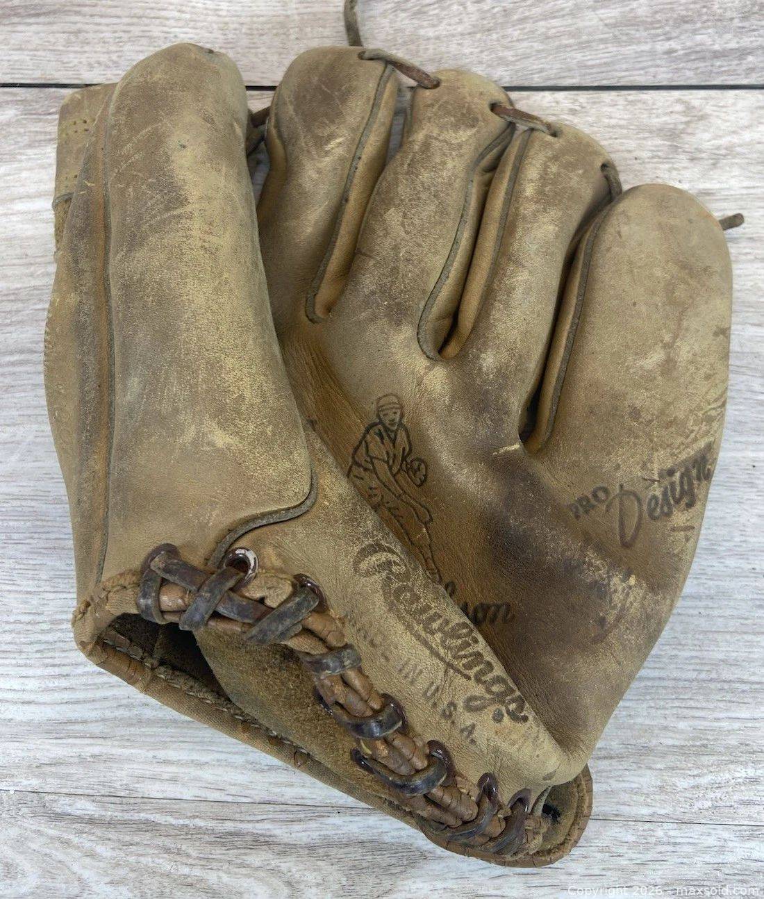 Vintage Rawlings Larry Jackson Pro Design Baseball Glove | Maxsold