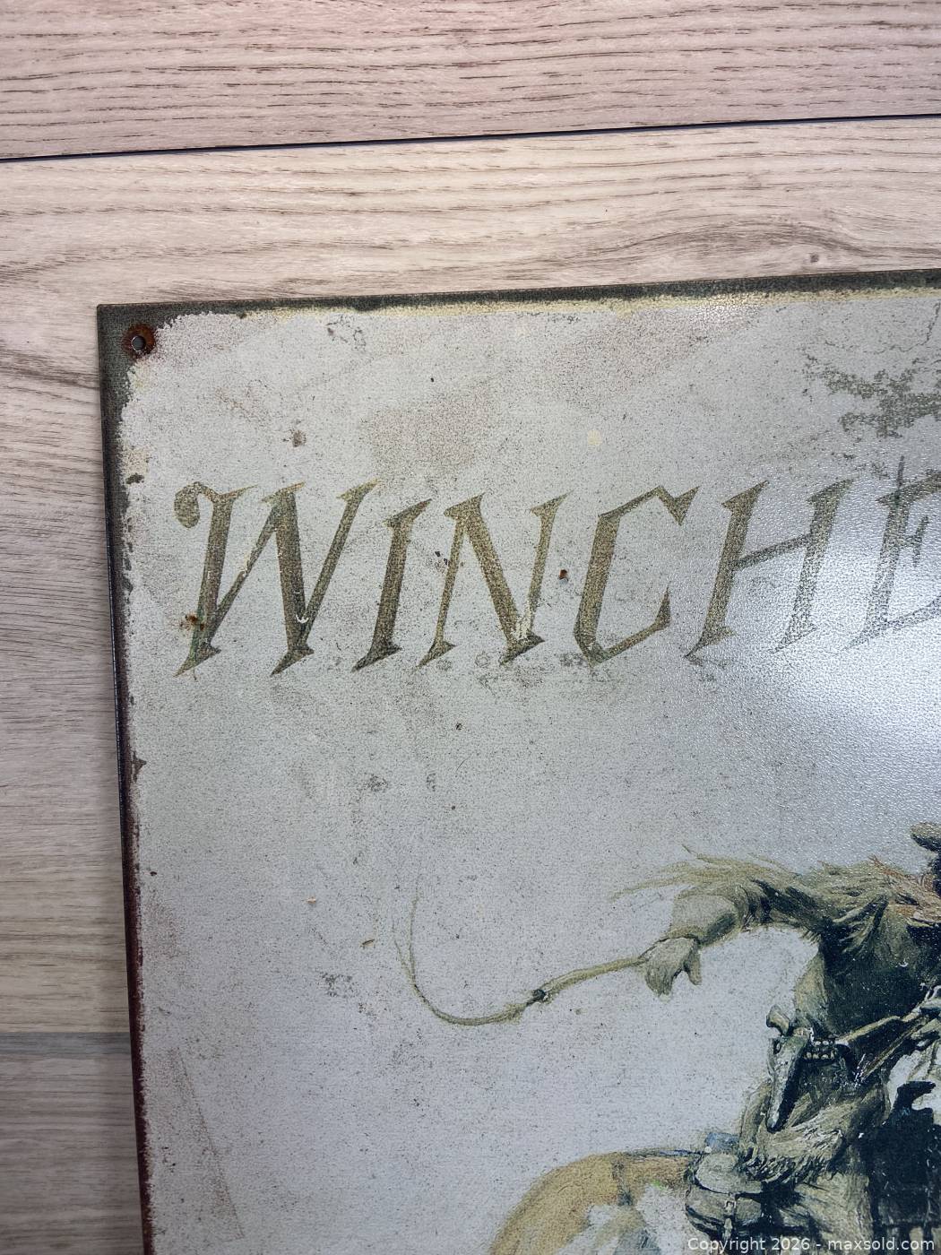 Winchester metal wall sign 16" x 12" | Maxsold