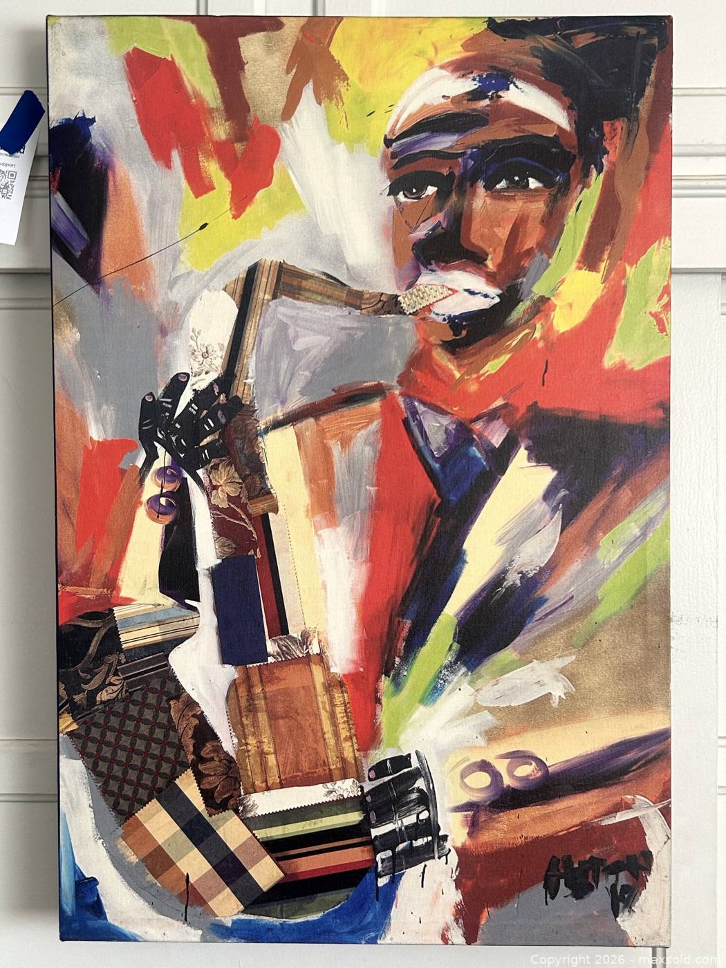 Harold Smith "Jazzstract" 2020 digital print on canvas | Maxsold