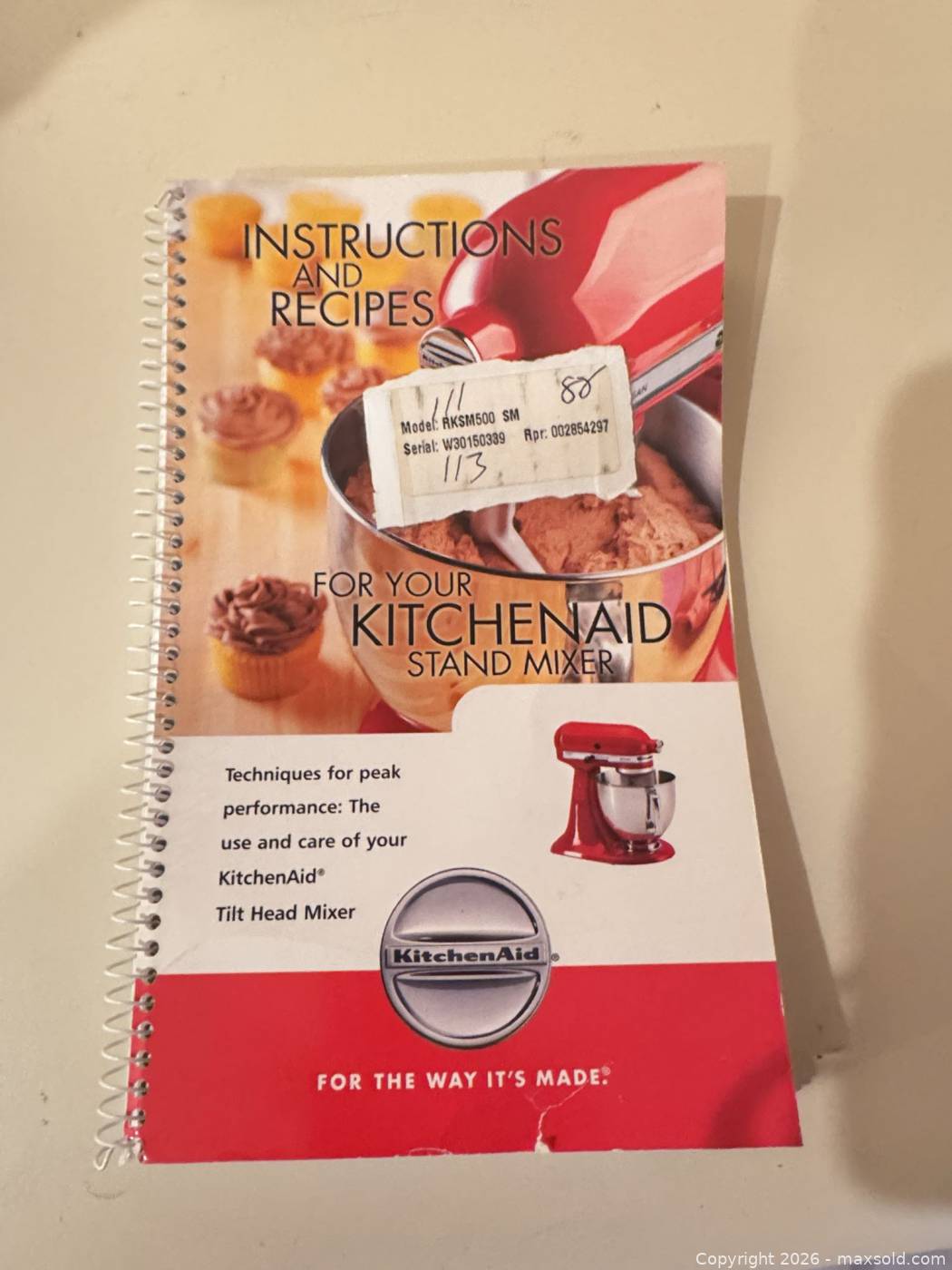 KitchenAid Pro 500 Stand Mixer with Bowl & 3 Attachments | Maxsold