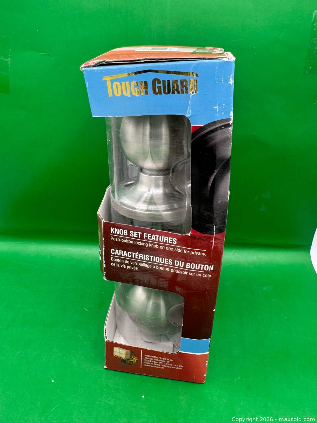 Tough Guard privacy door knob lock set | Maxsold