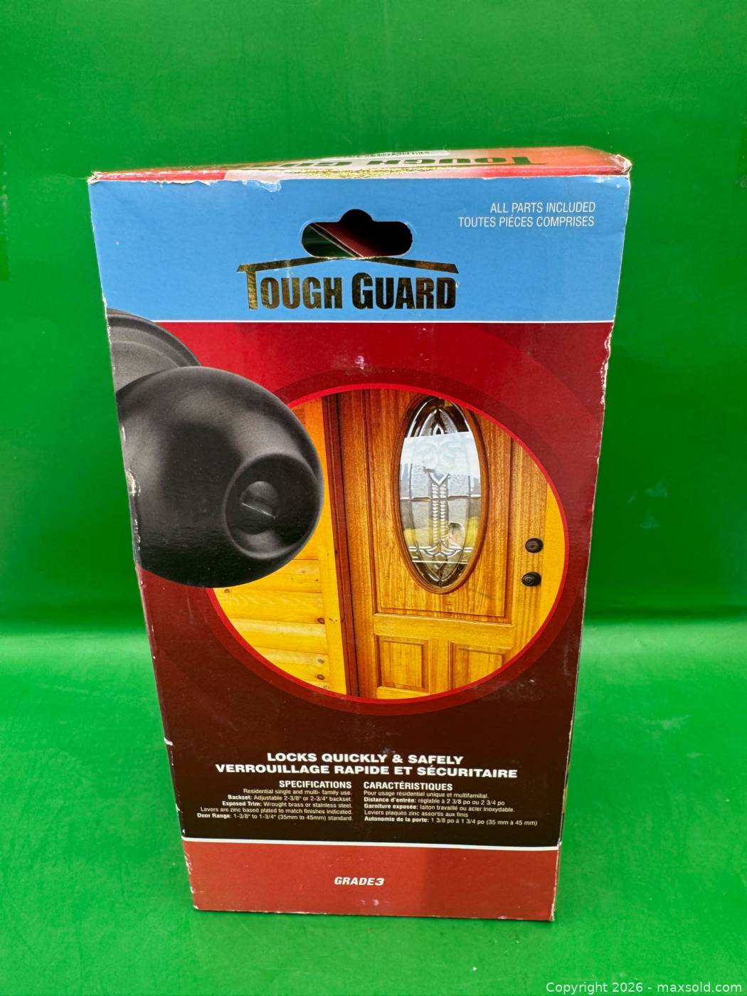 Tough Guard privacy door knob lock set | Maxsold