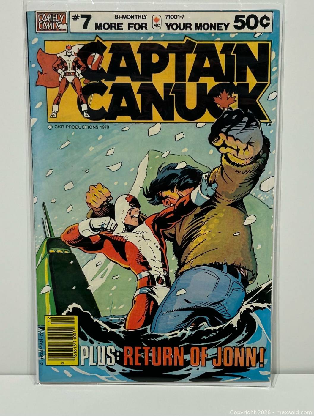 Captain Canuck #7 comic book 1979 | Maxsold