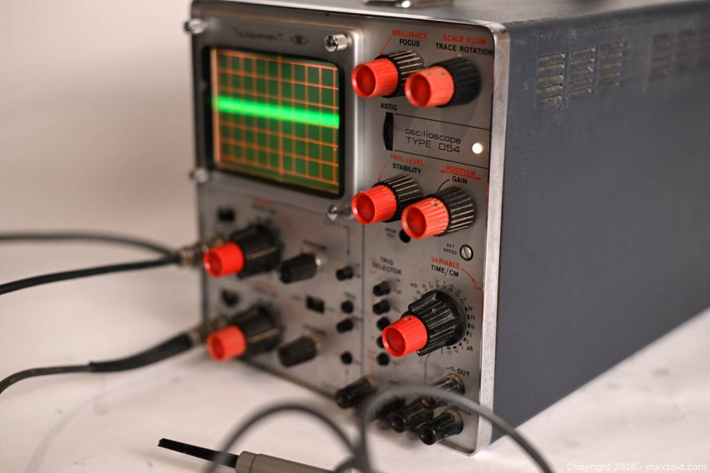 Telequipment Type D54 Dual-Channel Oscilloscope With Probes | Maxsold
