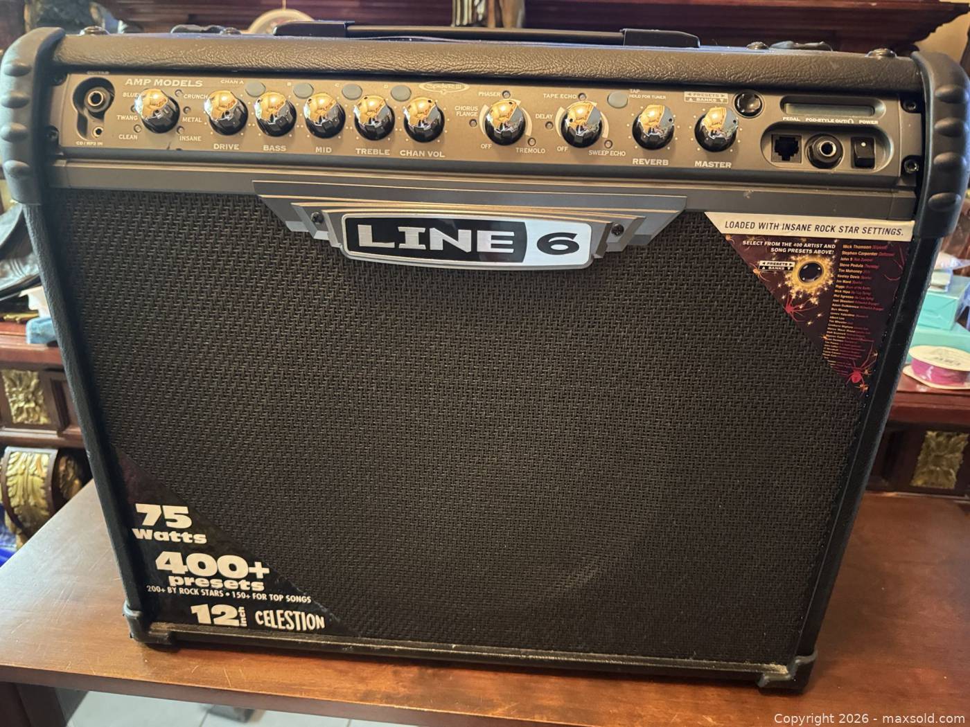 Line 6 Spider III 75 guitar amplifier | Maxsold