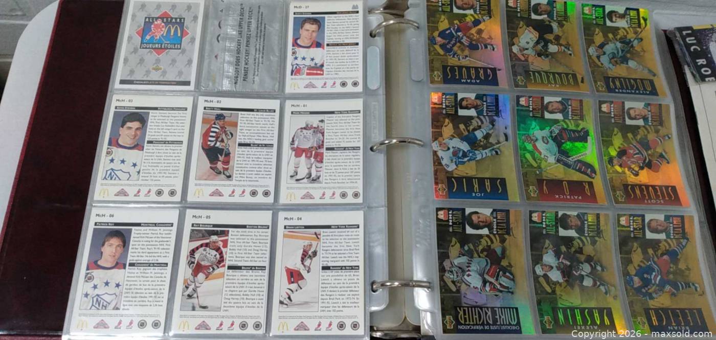Several hundred NHL hockey trading cards 1970s–1990s | Maxsold