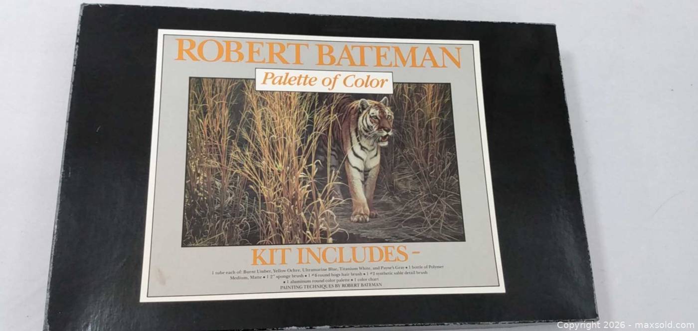 Robert Bateman Palette of Color painting kit | Maxsold