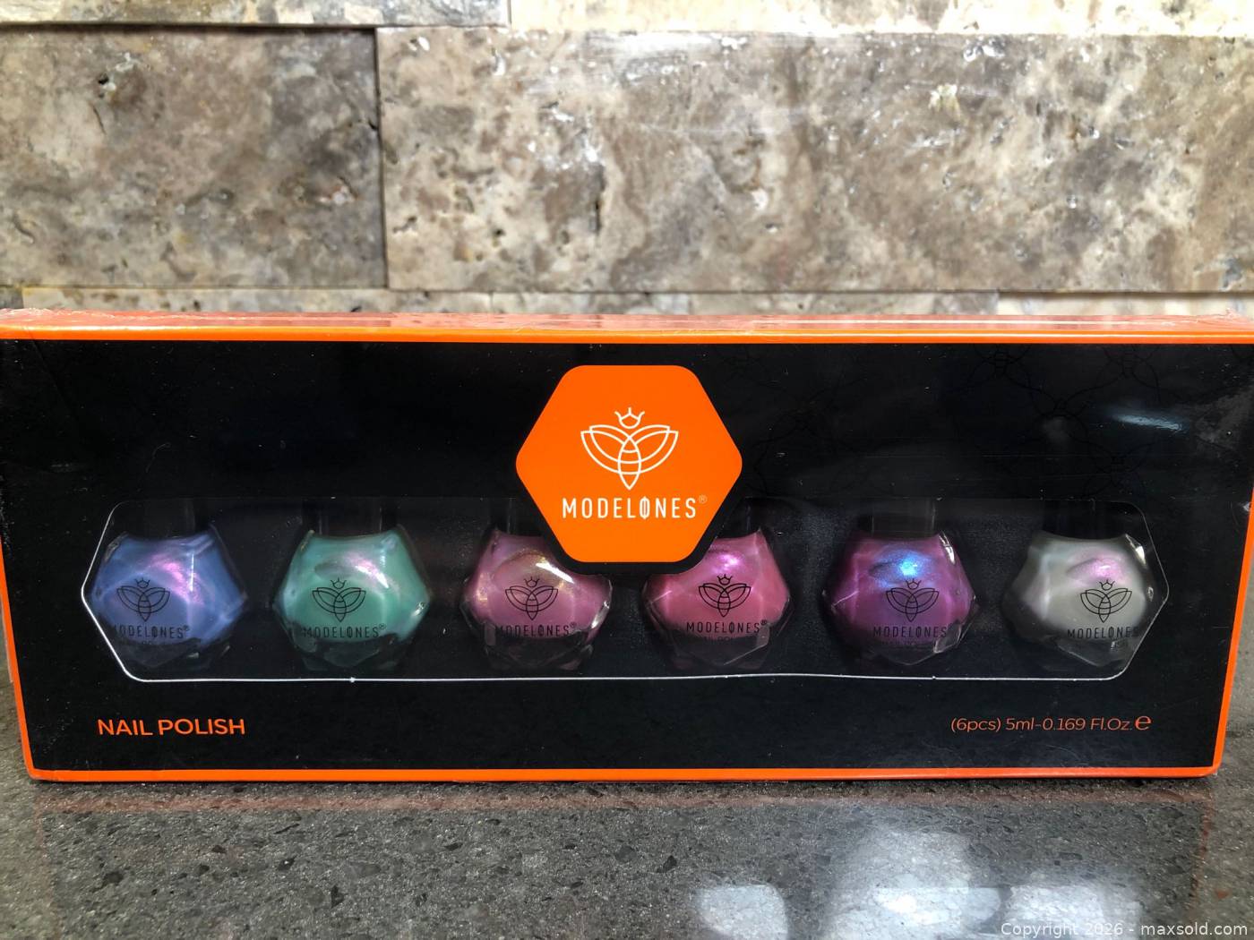 Modelones Pearl Nail Polish Set of 6 | Maxsold