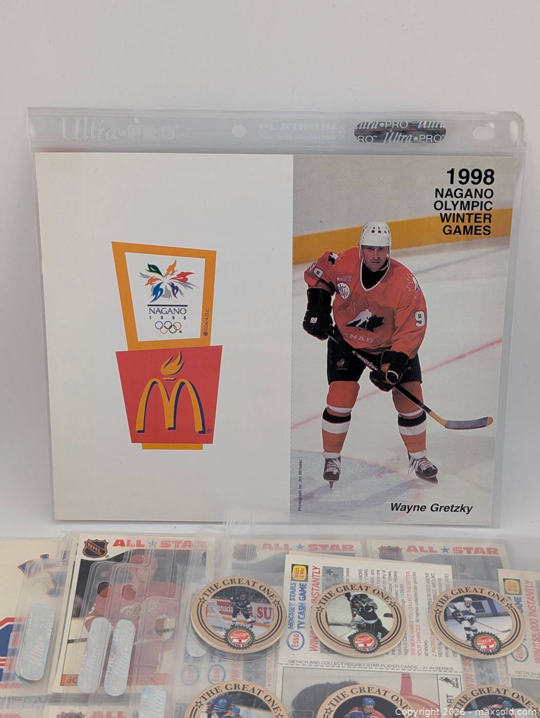 Vintage NHL Cards & Wayne Gretzky Pogs | Maxsold