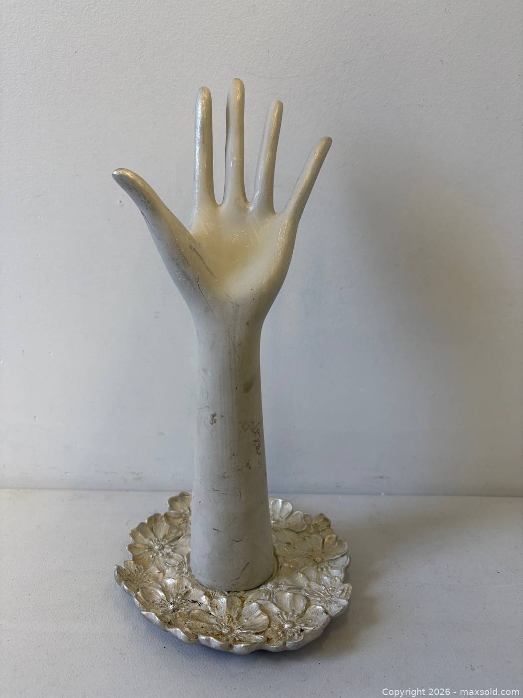 Vintage composite jewelry display hand | Maxsold