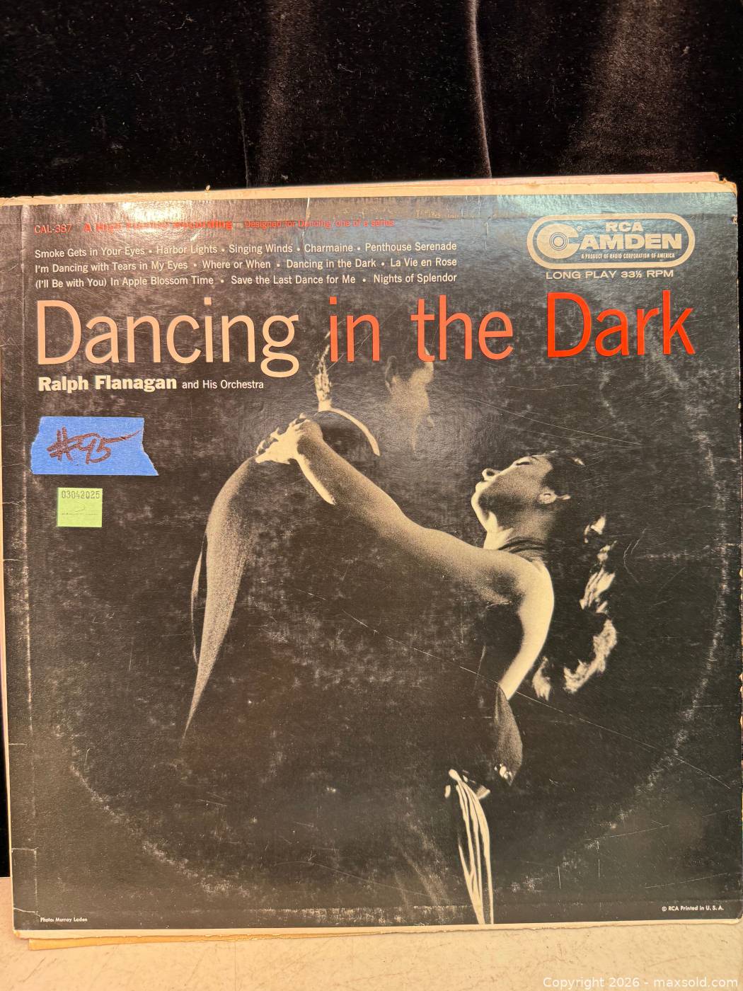 Ralph Flanagan "Dancing in the Dark" LP | Maxsold