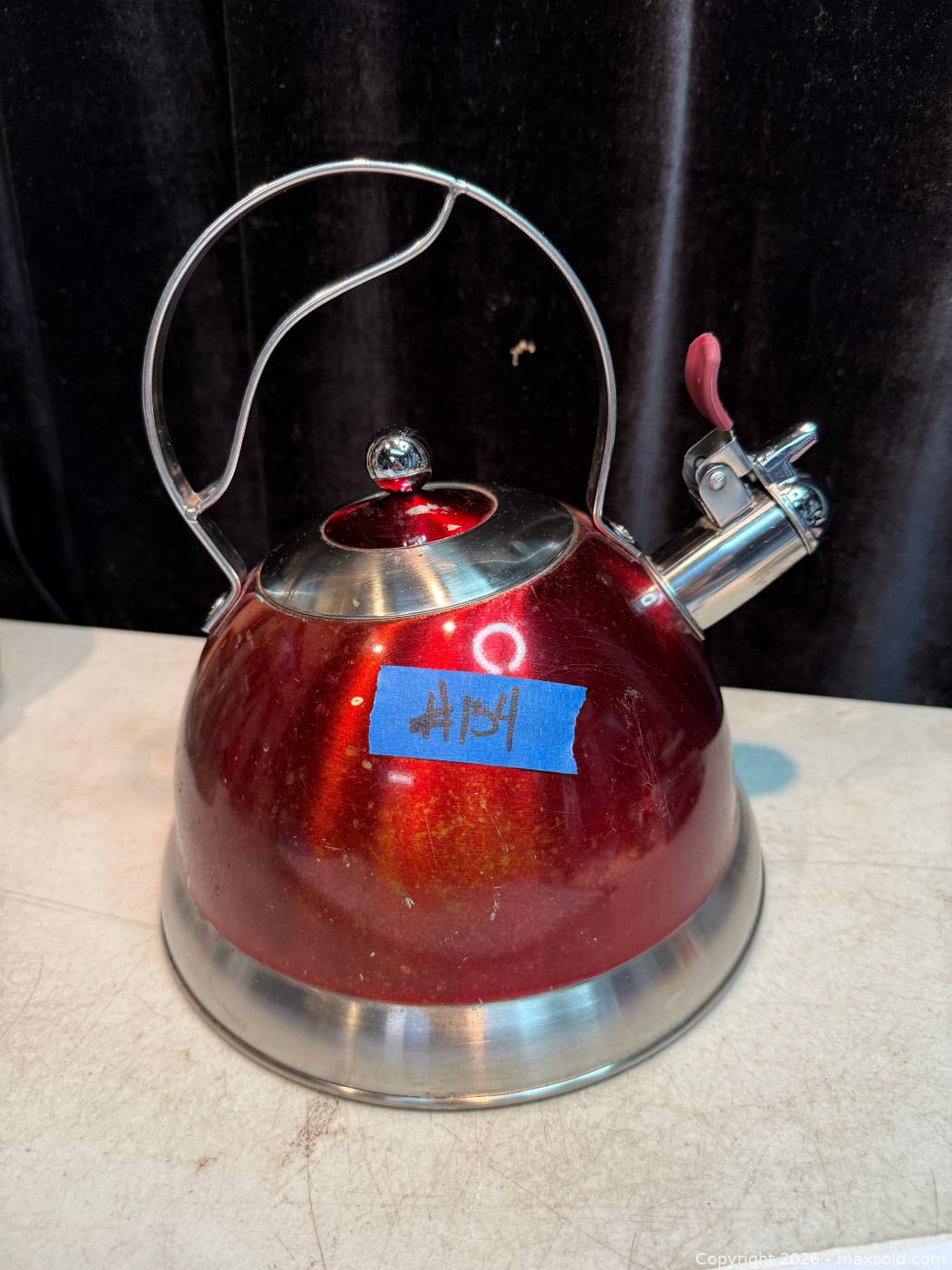Vintage Bergner stainless steel whistling kettle | Maxsold