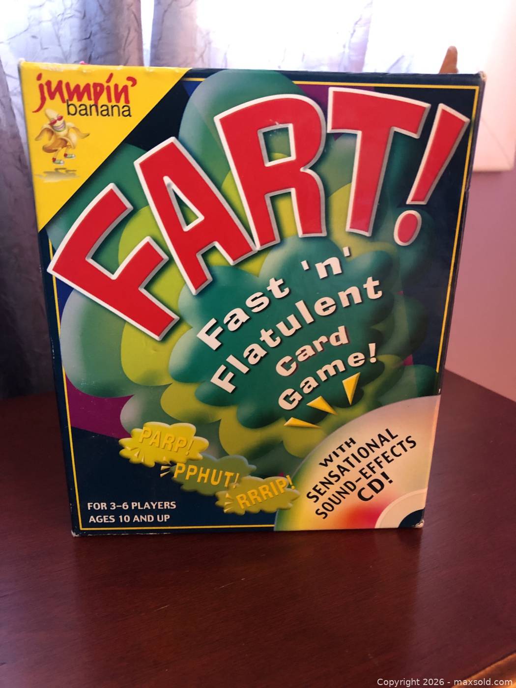 Fart! Fast 'n' Flatulent Card Game | Maxsold