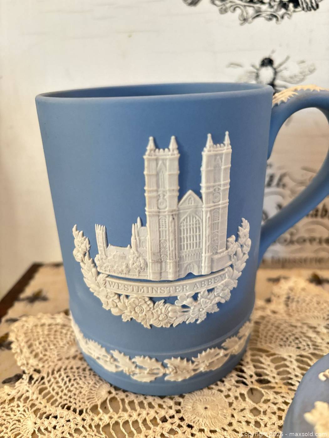 Wedgwood Blue Jasperware Relief Pieces | Maxsold