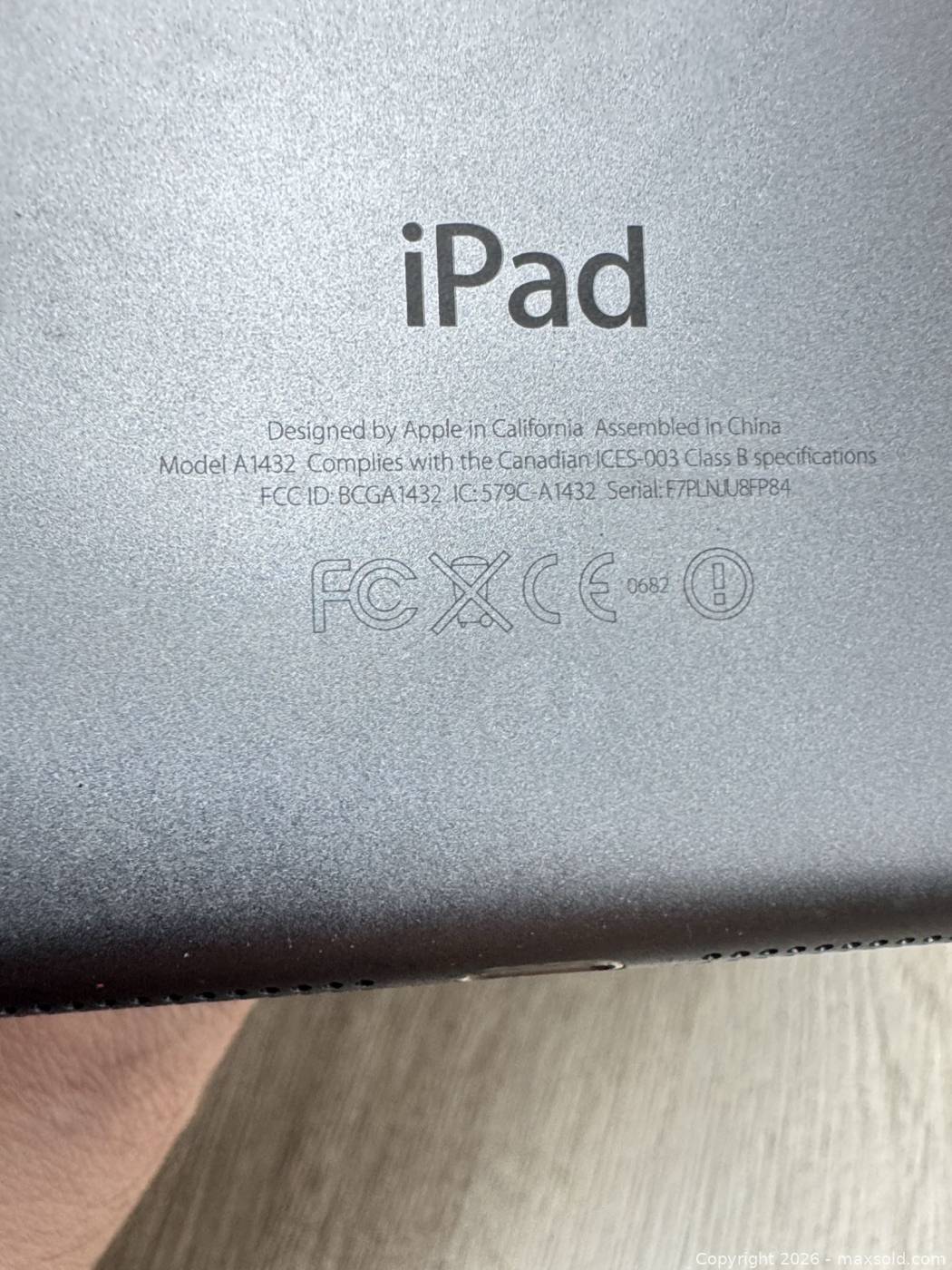 Apple iPad mini A1432 Wi-Fi Tablet | Maxsold