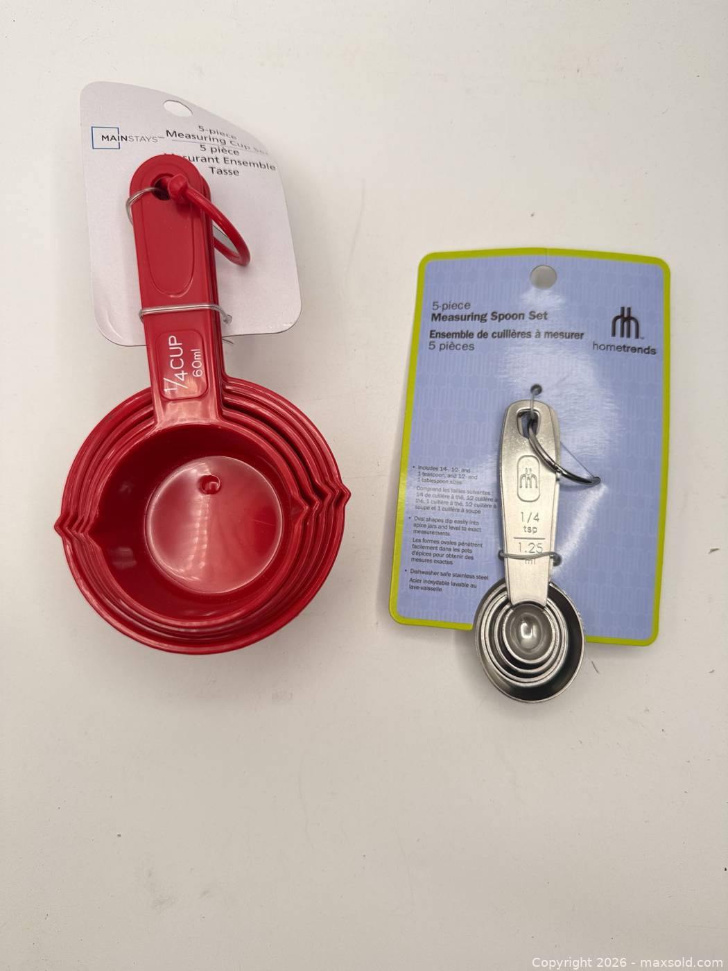 10-piece measuring cup and spoon sets | Maxsold