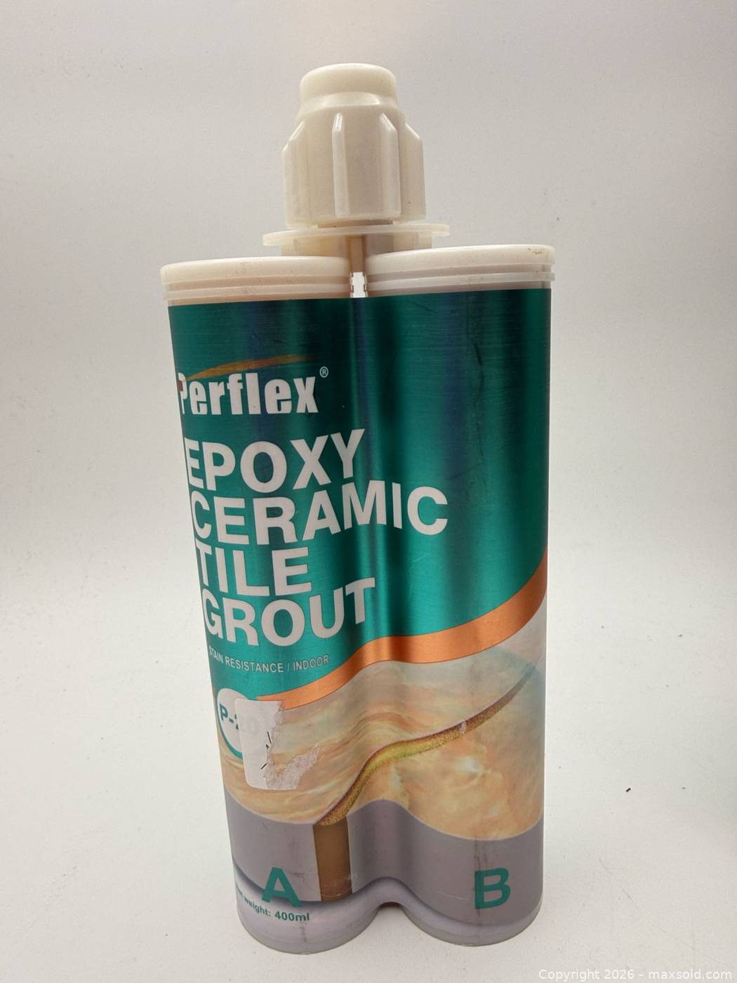 Perflex Epoxy Ceramic Tile Grout P-20, 2 dual cartridges | Maxsold