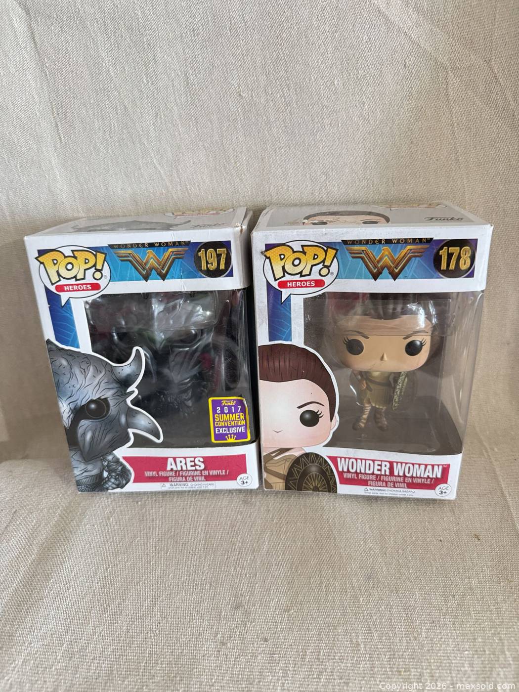 Funko Pop! Ares #197 & Wonder Woman #178 | Maxsold