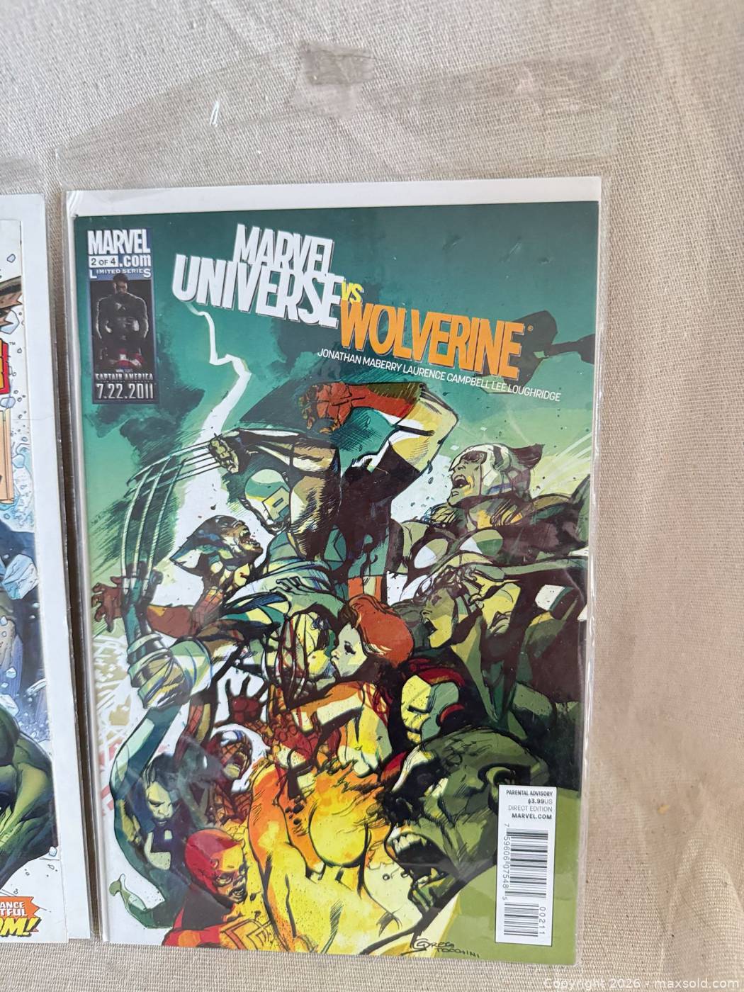 Hulk vs Fin Fang Foom & Marvel Universe vs Wolverine #2 Comics | Maxsold