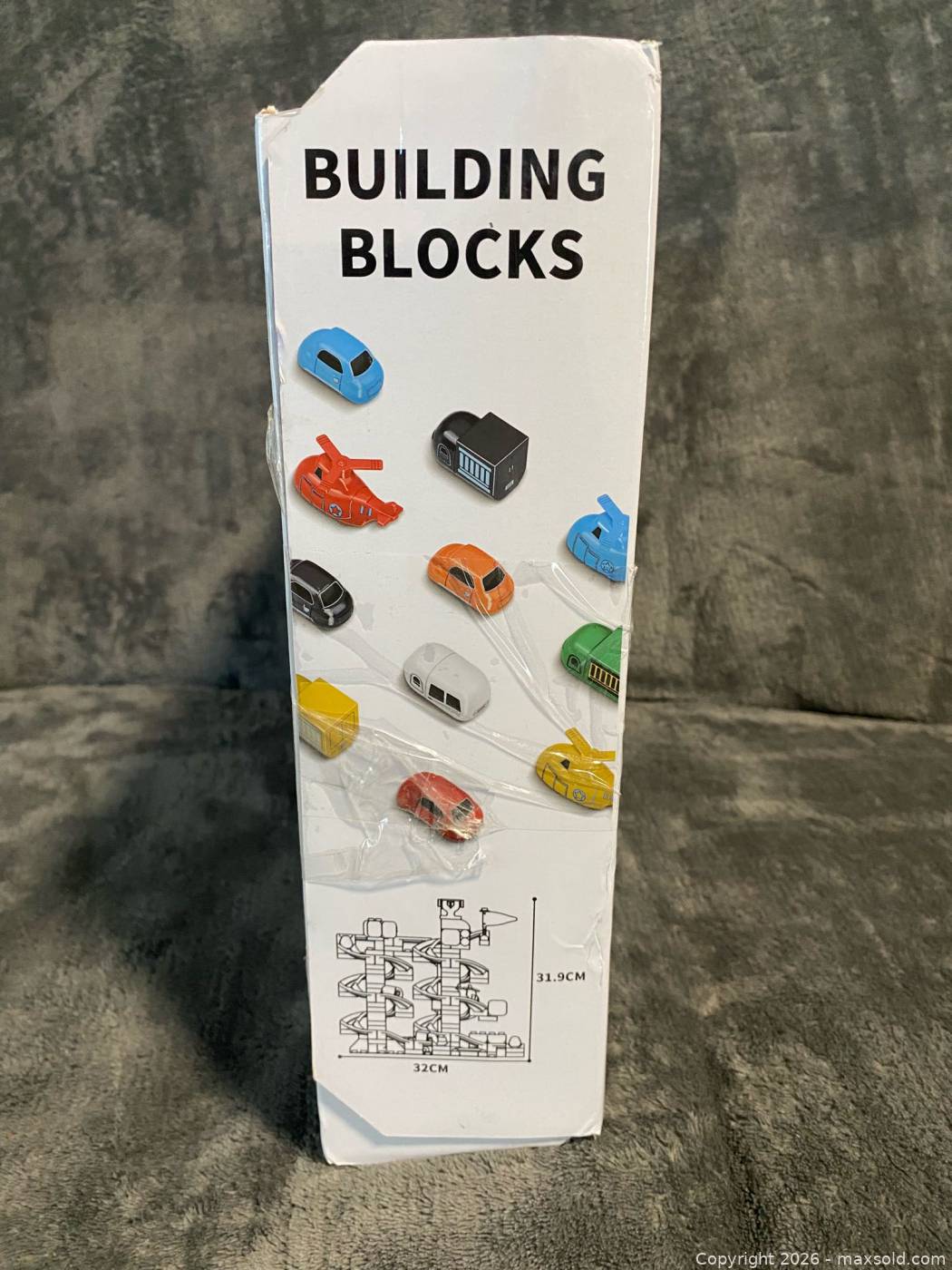 Dual Racing Track Building Blocks Playset | Maxsold