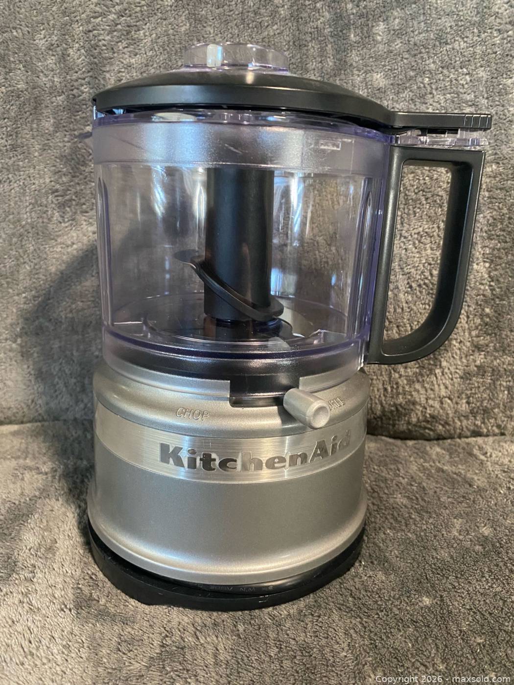 KitchenAid silver mini food processor 3–4 cup | Maxsold