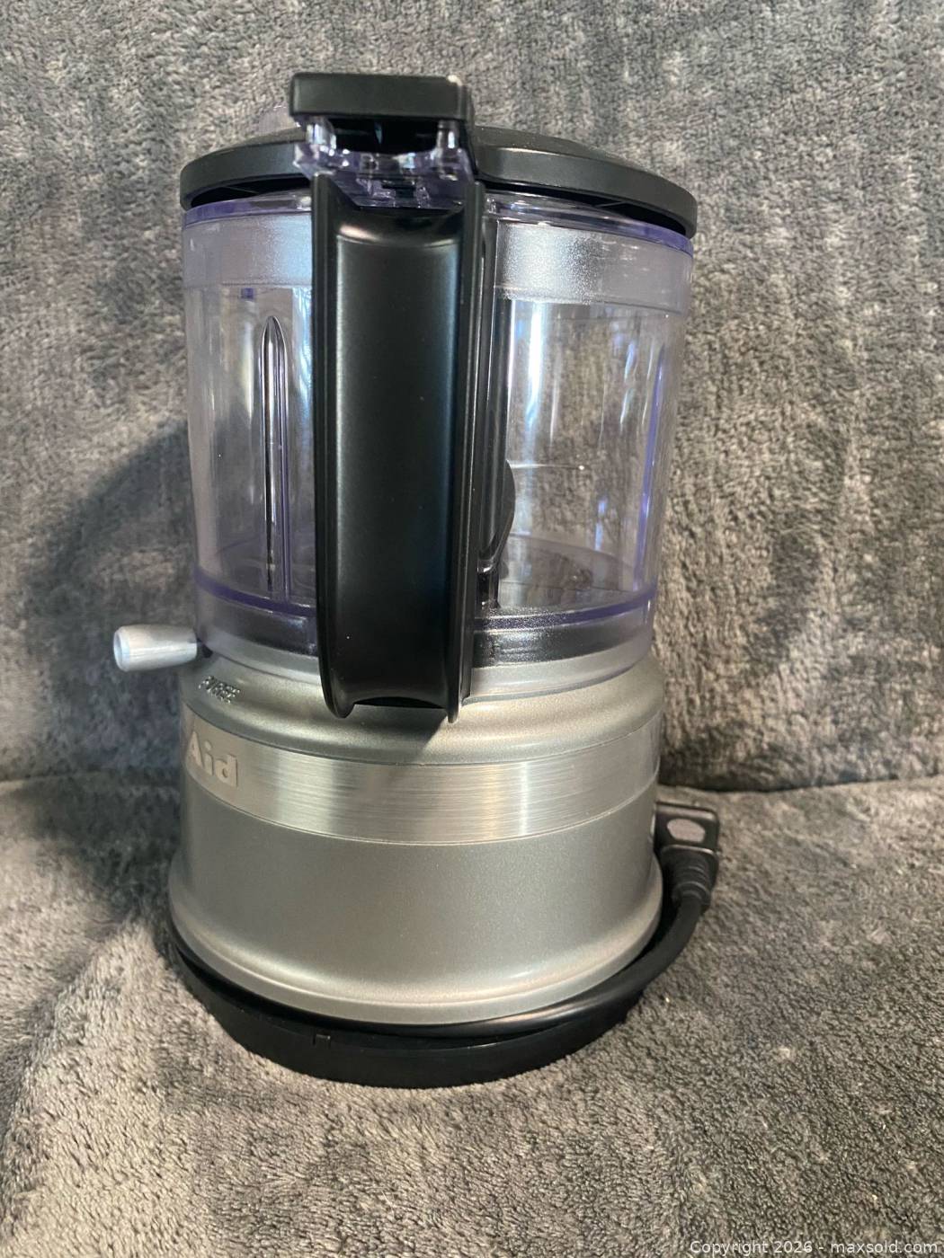 KitchenAid silver mini food processor 3–4 cup | Maxsold