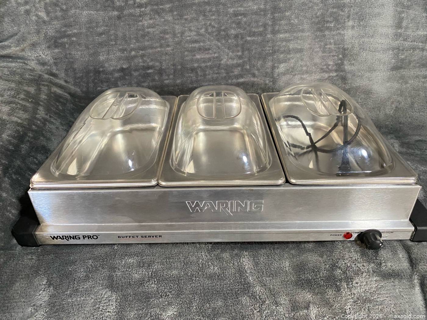 Waring Pro 3-Well Electric Buffet Server | Maxsold