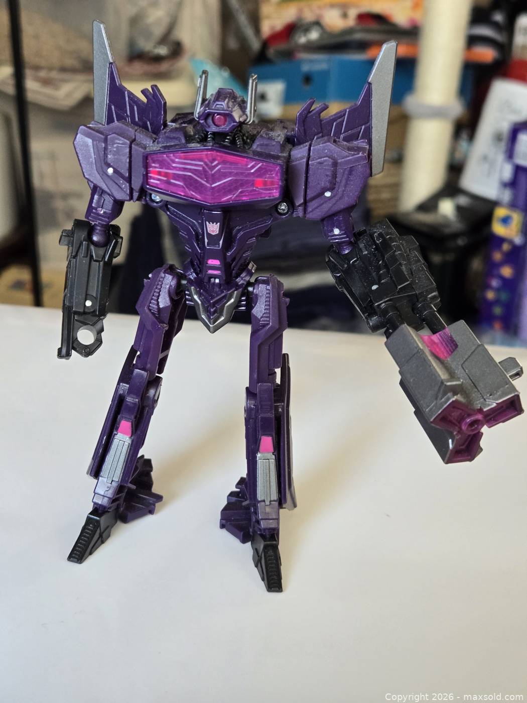 Transformers Fall of Cybertron Shockwave Deluxe Class action figure ...