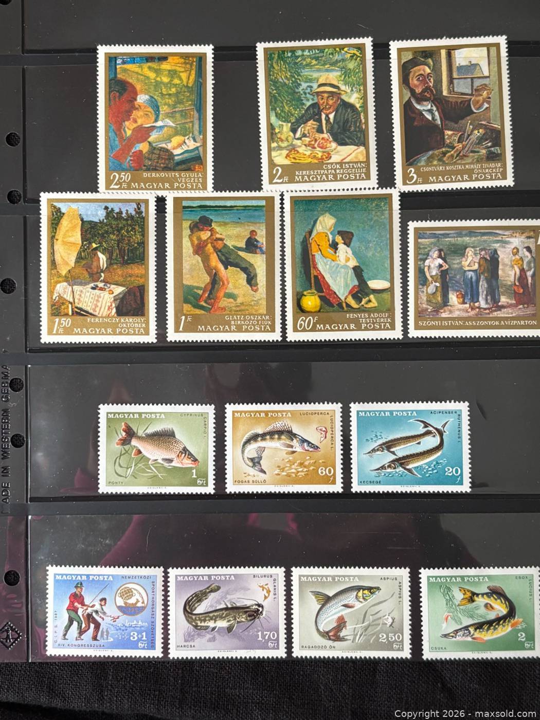 Hungary mint stamp sets 1960s–1970s | Maxsold