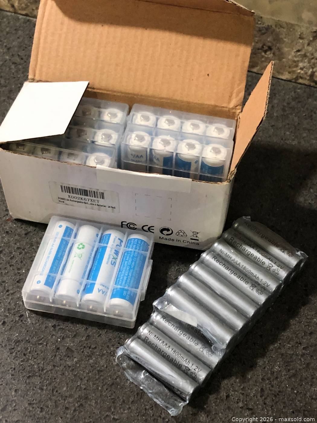 Rechargeable AA & AAA Batteries Set | Maxsold