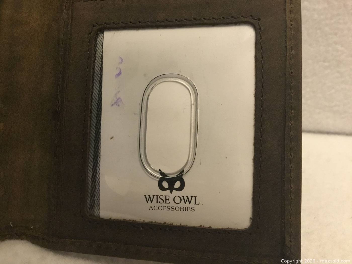 Wise Owl Brown Leather Long Bifold Wallet | Maxsold