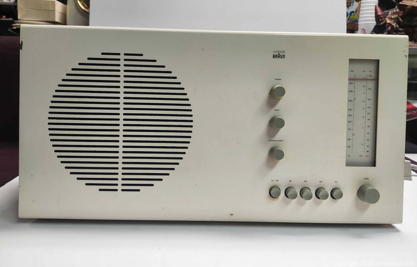 Braun RT 20C tube radio | Maxsold