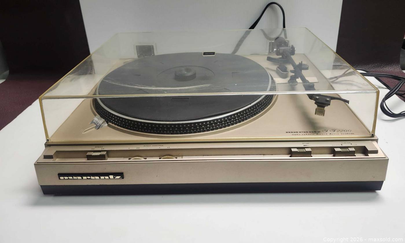 Marantz TT2200 direct drive turntable | Maxsold