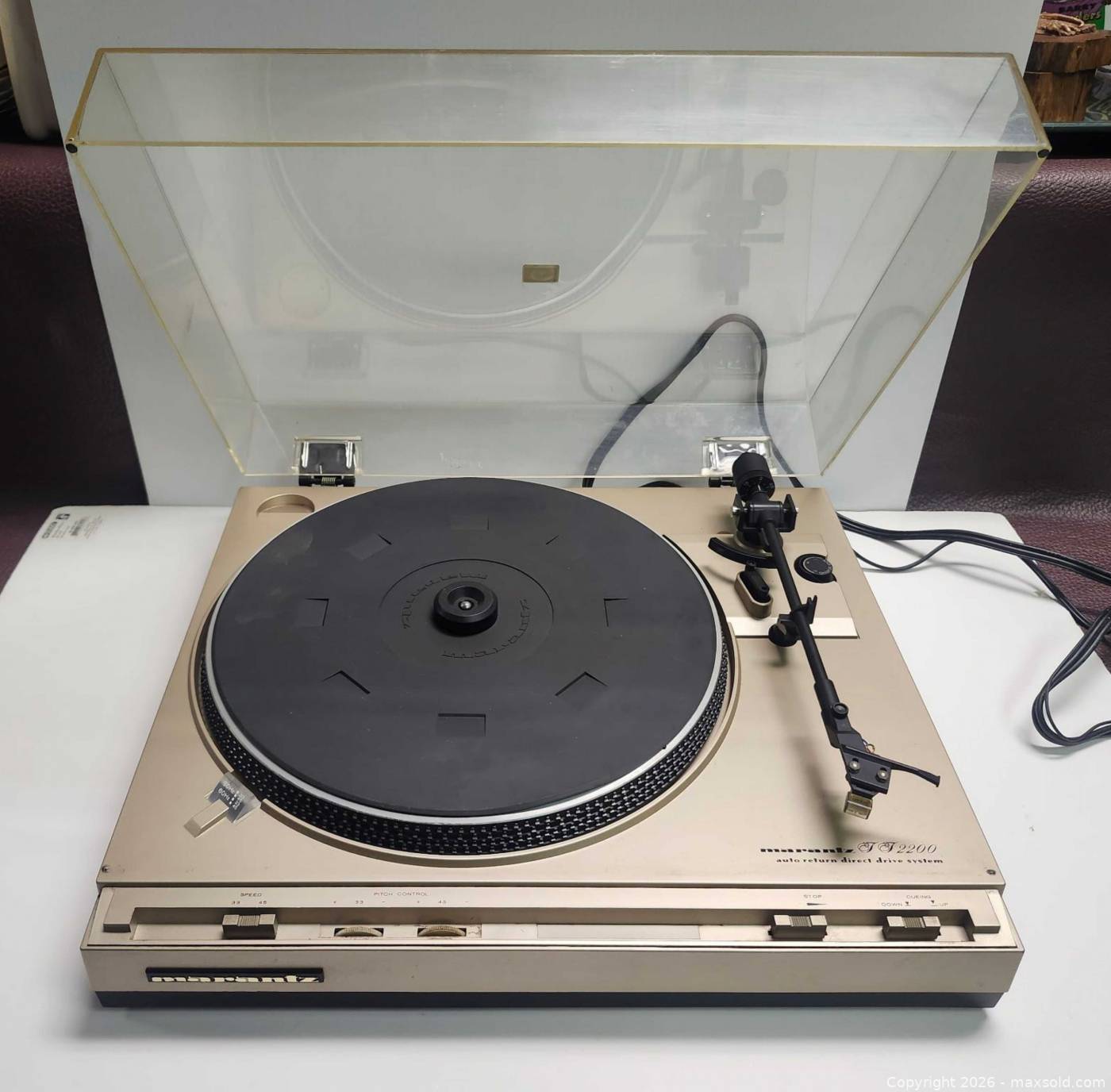 Marantz TT2200 direct drive turntable | Maxsold