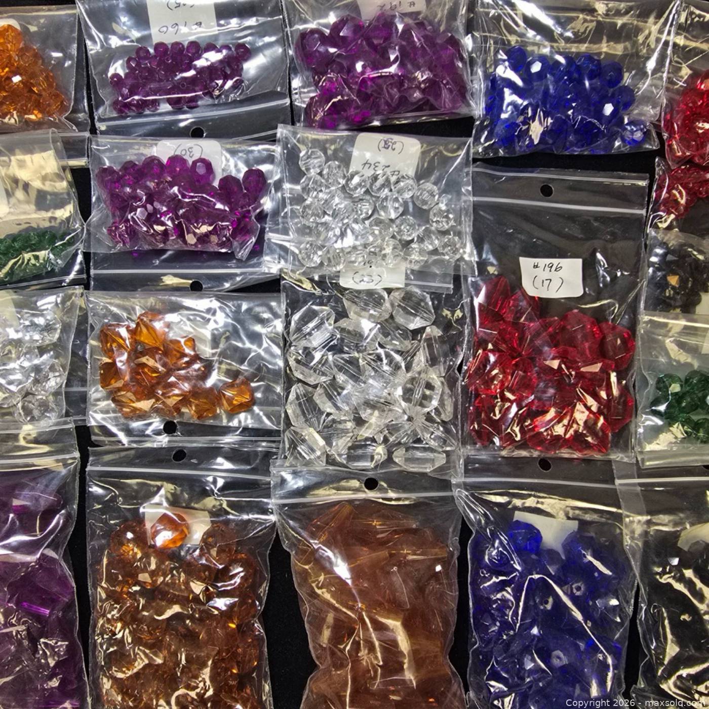 Bulk acrylic craft beads assortment | Maxsold
