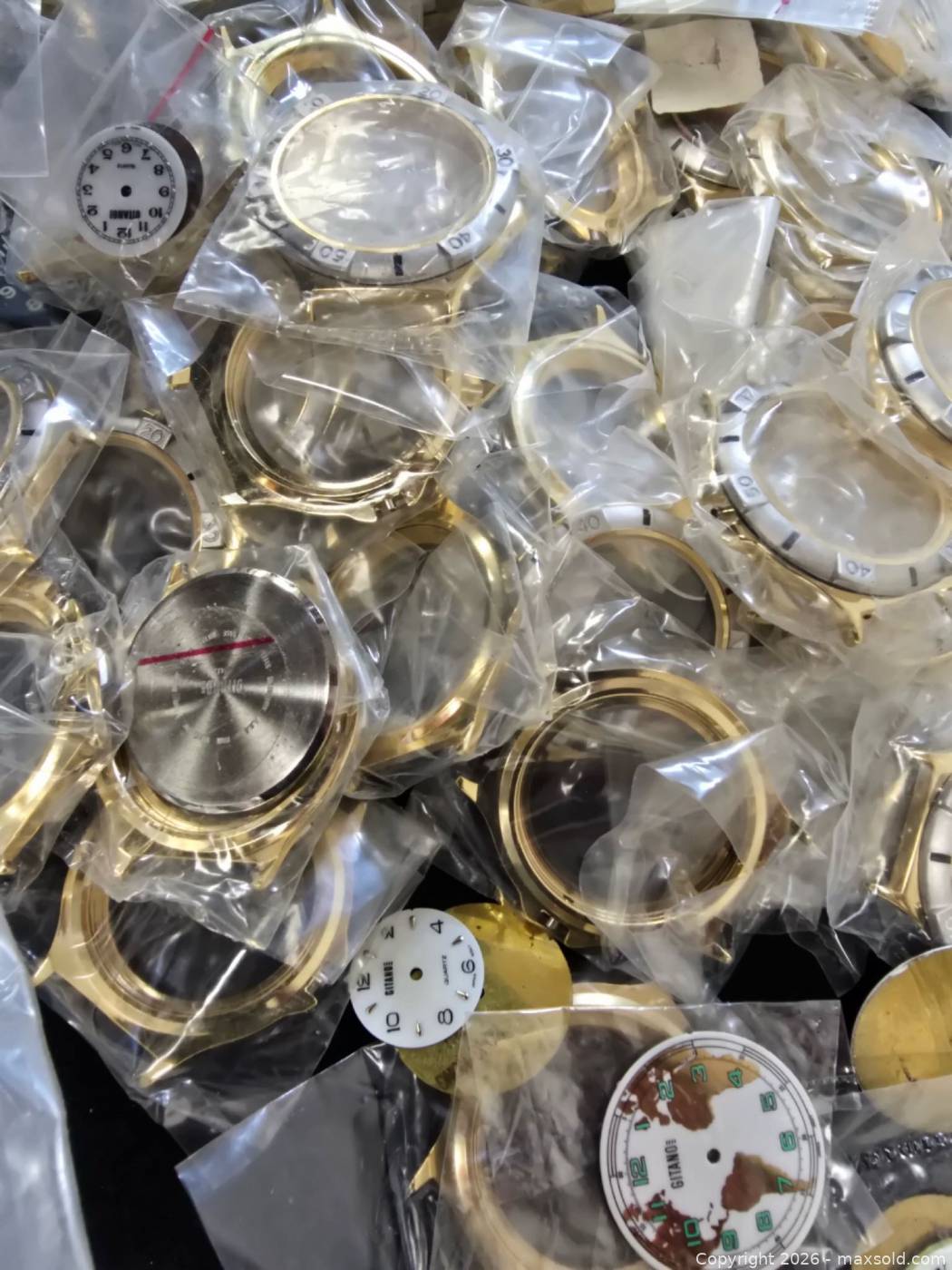 Gitano watch cases and dials bulk lot | Maxsold