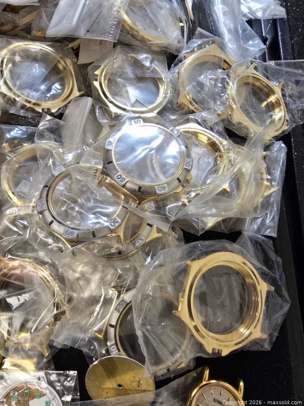 Gitano watch cases and dials bulk lot | Maxsold